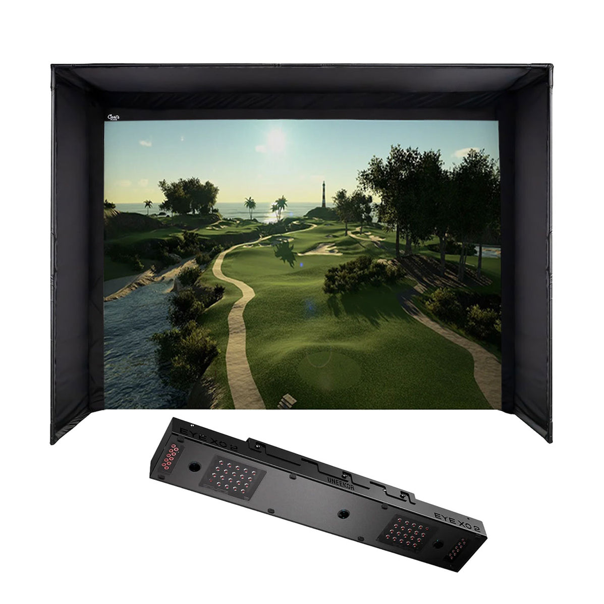 Uneekor EYE XO2 Carl's Place Pro Enclosure Home Golf Studio Package — PlayBetter