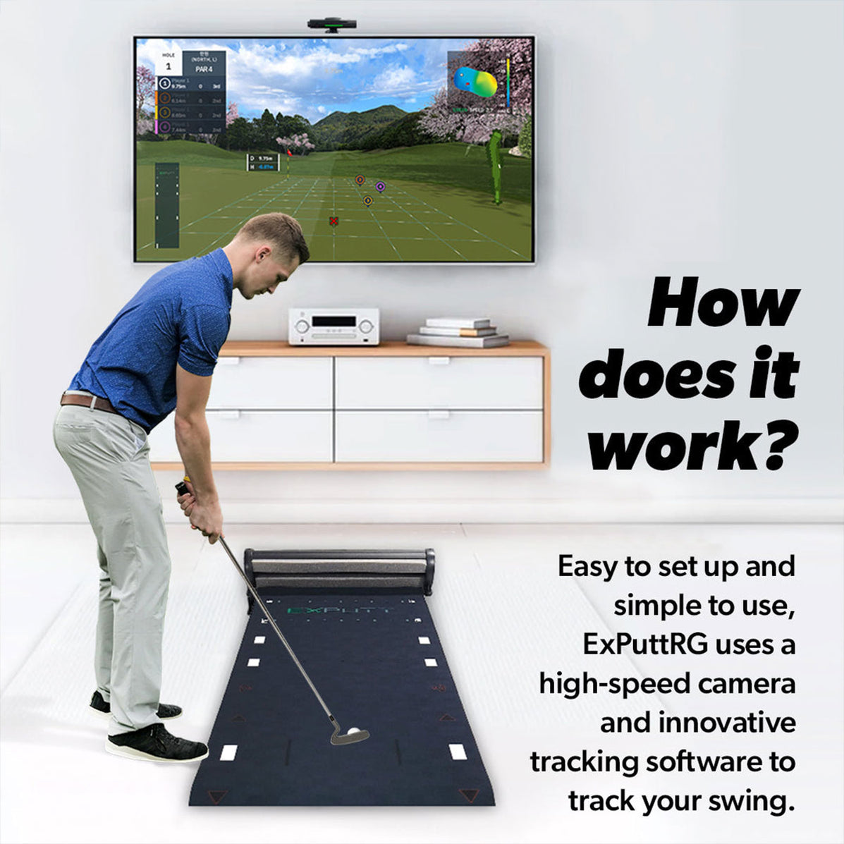 Shop Exputt RG EX500D Real-Time Golf Putting Simulator — PlayBetter