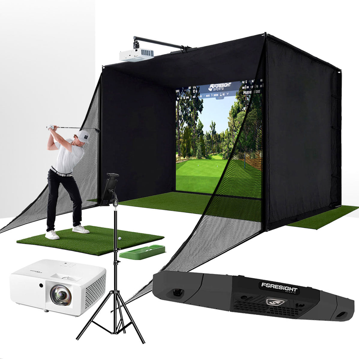 Foresight Falcon Golf Launch Monitor | PlayBetter SimStudio™ Packages