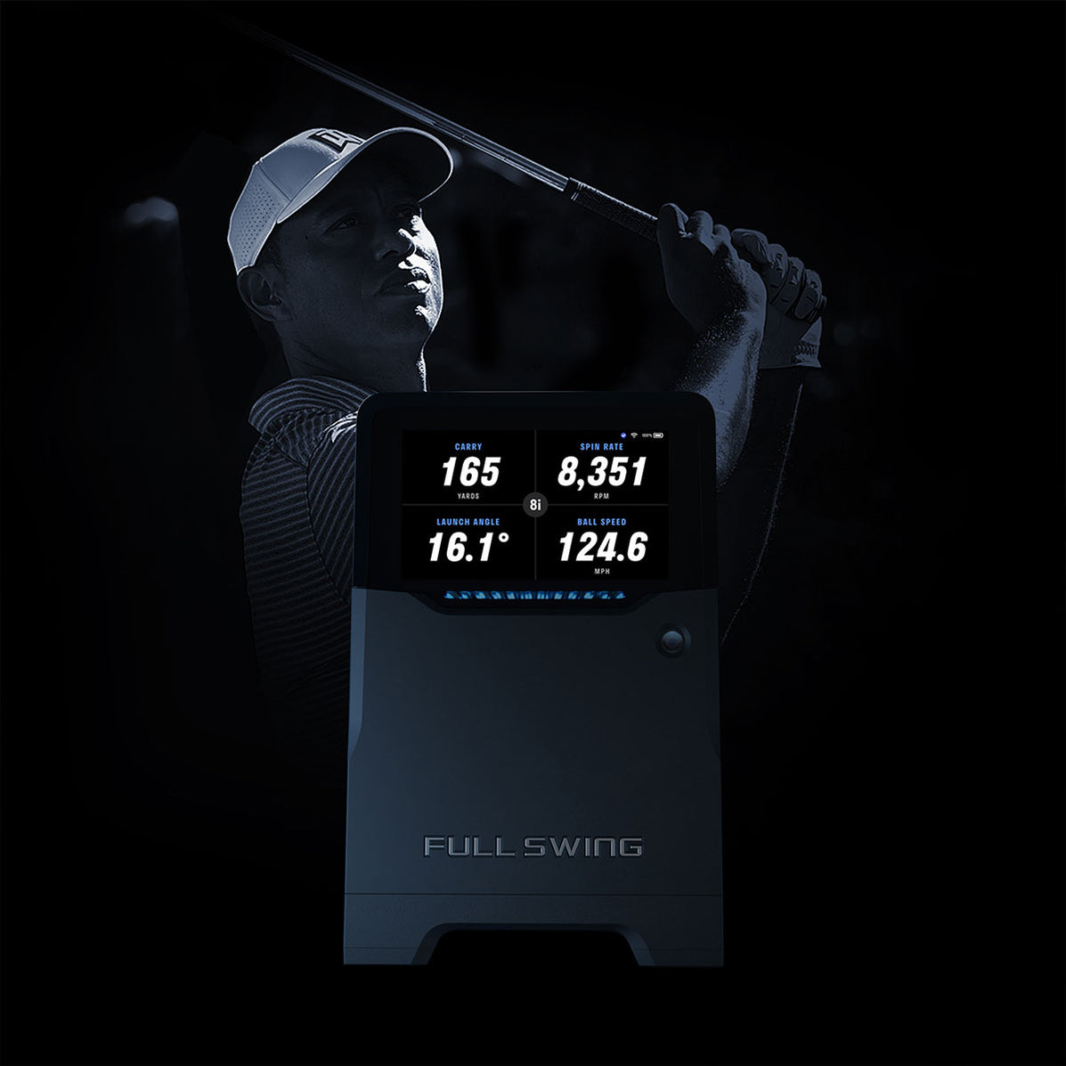 Full Swing KIT Golf Launch Monitor with PlayBetter SimStudio™ Package