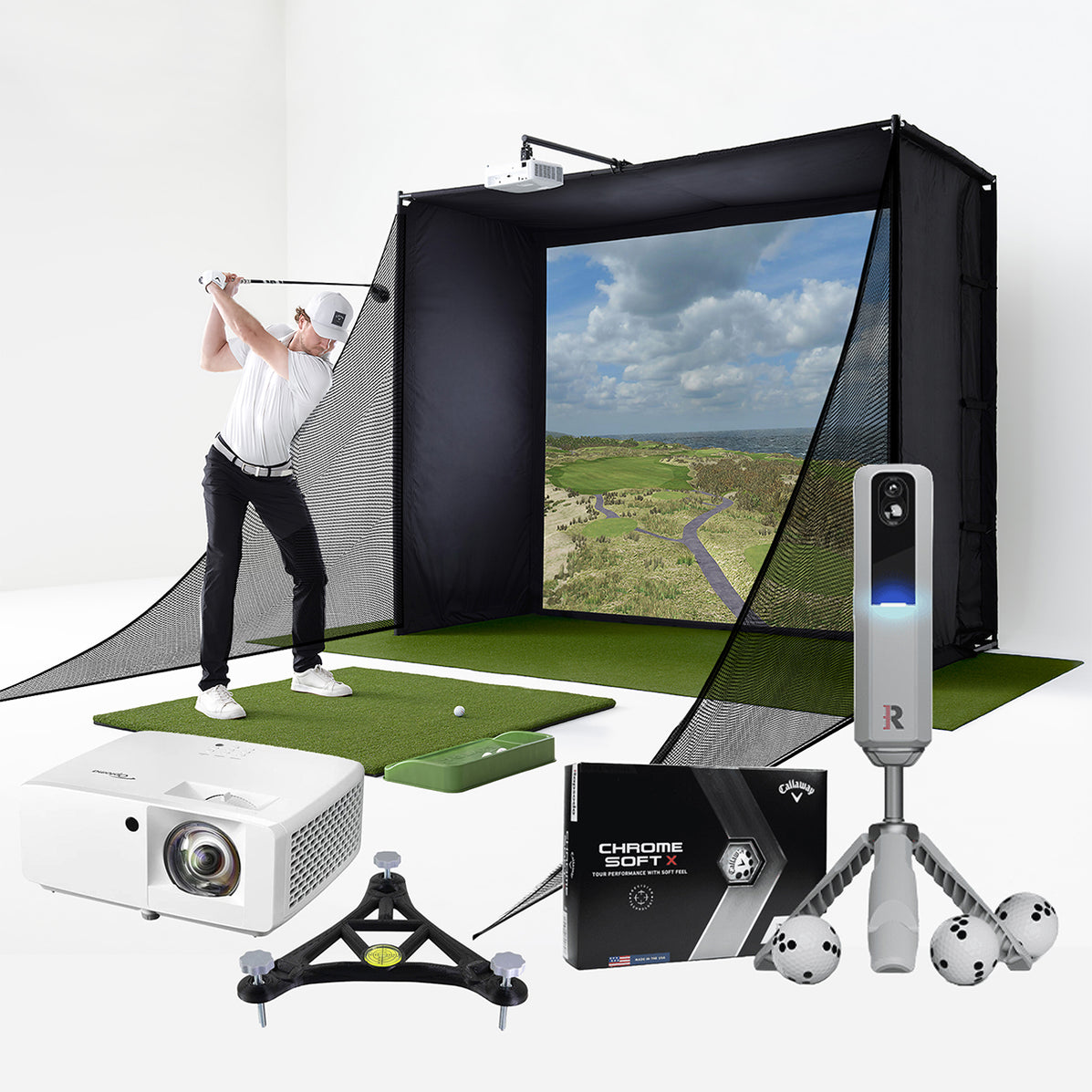 Rapsodo MLM2PRO Home Studio Package with PlayBetter SimStudio™