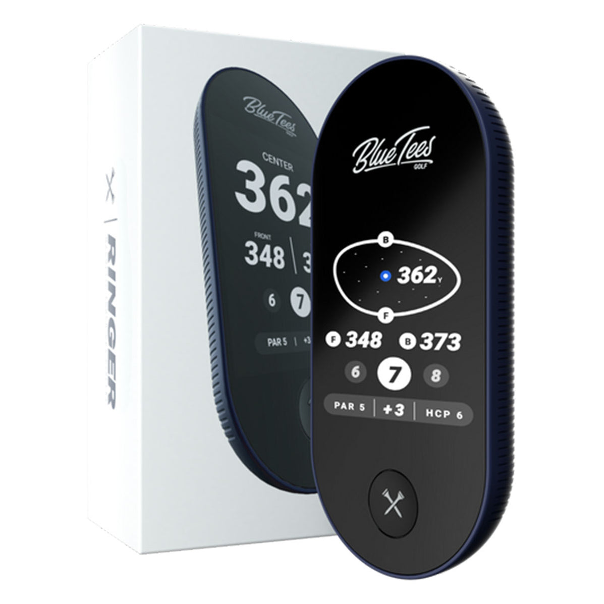 Shop Blue Tees Golf Ringer Smart Magnetic GPS Handheld — PlayBetter