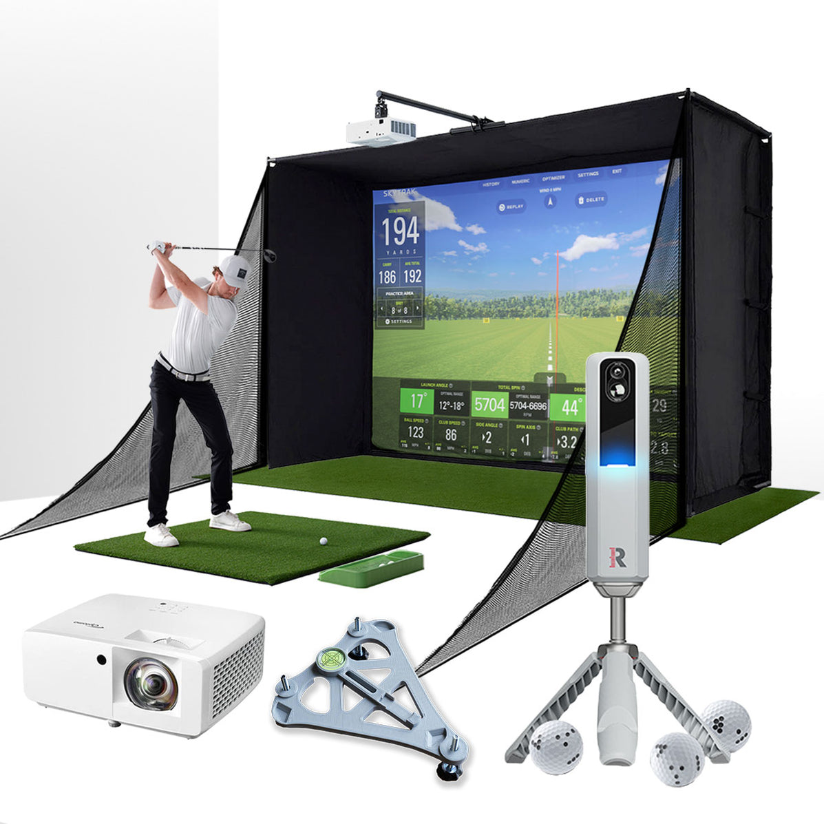 Rapsodo MLM2PRO Home Studio Package with PlayBetter SimStudio™