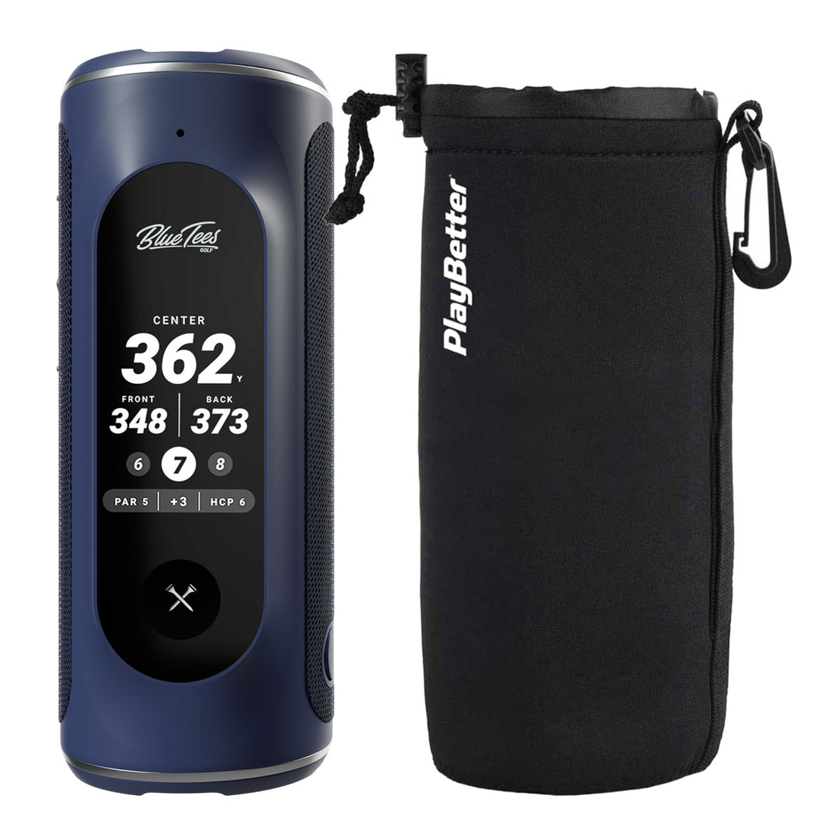 Shop Blue Tees Golf Player+ Touchscreen GPS Speaker — PlayBetter