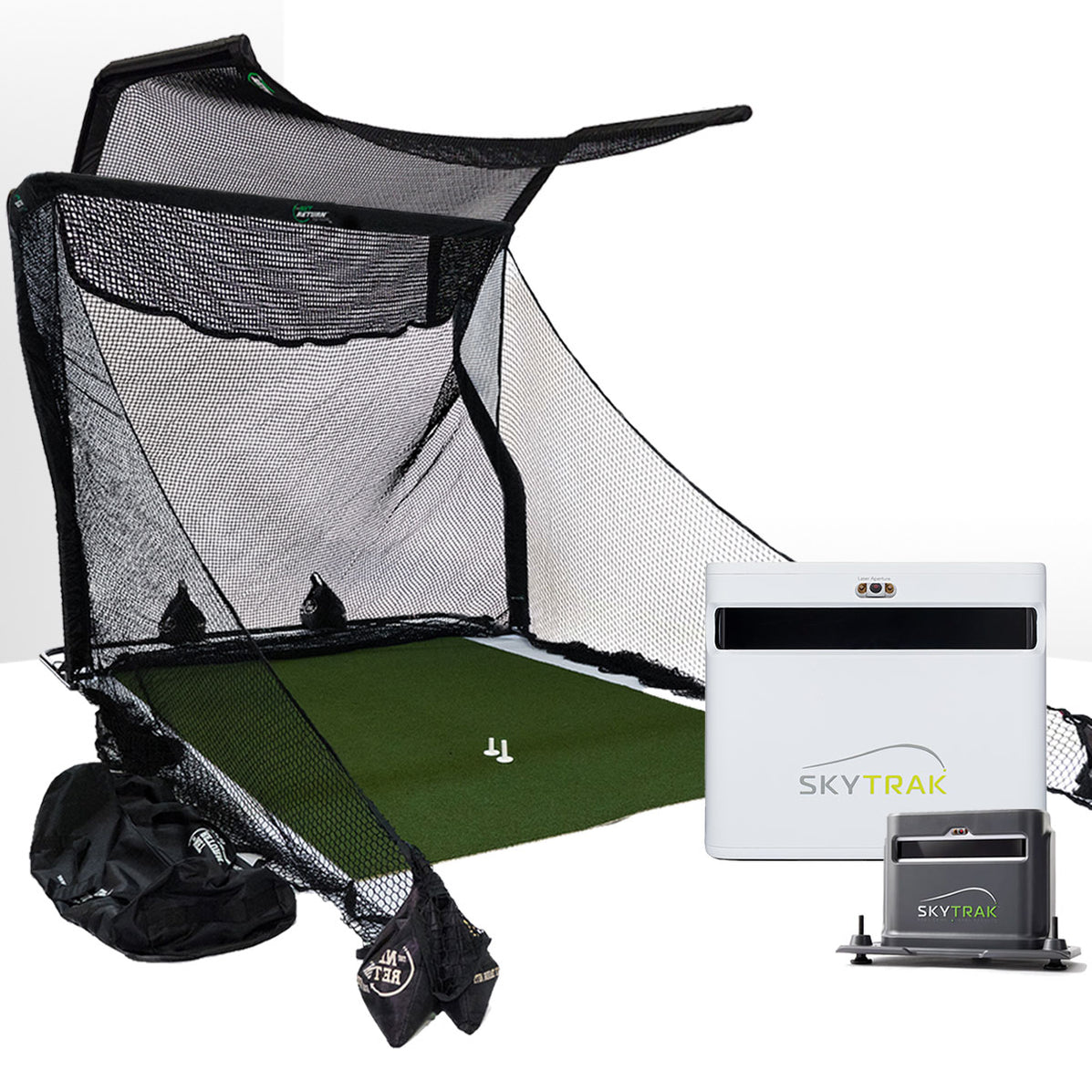 SkyTrak+ Golf Simulator | The Net Return Pro Series V2 Golf Package ...