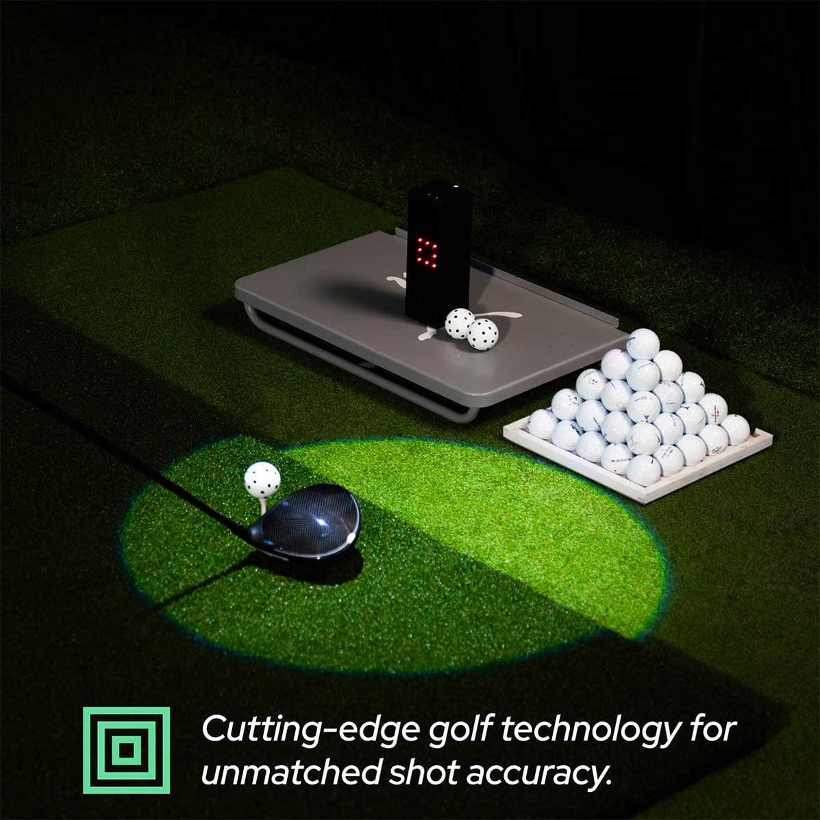 Square Golf Indoor Launch Monitor Home Golf Studio Complete Package ...