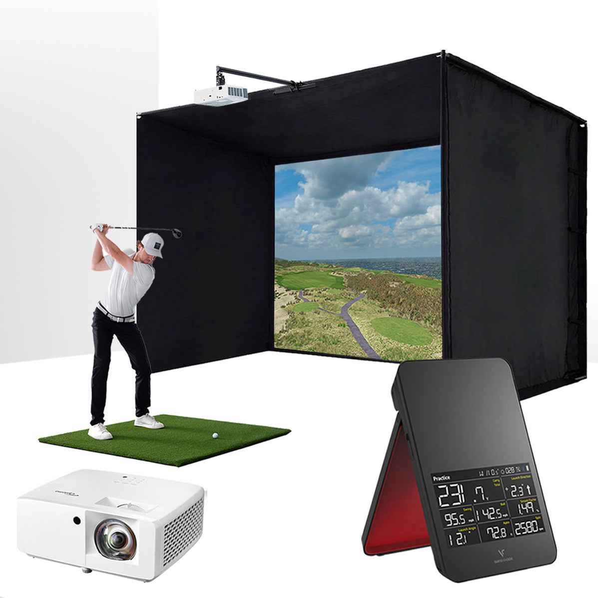 Swing Caddie SC4 PRO | PlayBetter SimStudio™ BYO (Build Your Own) Package