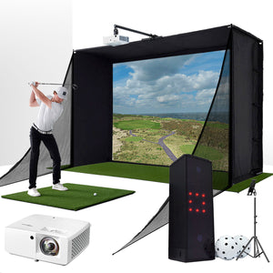Square Golf Indoor Launch Monitor Home Golf Studio Complete Package ...