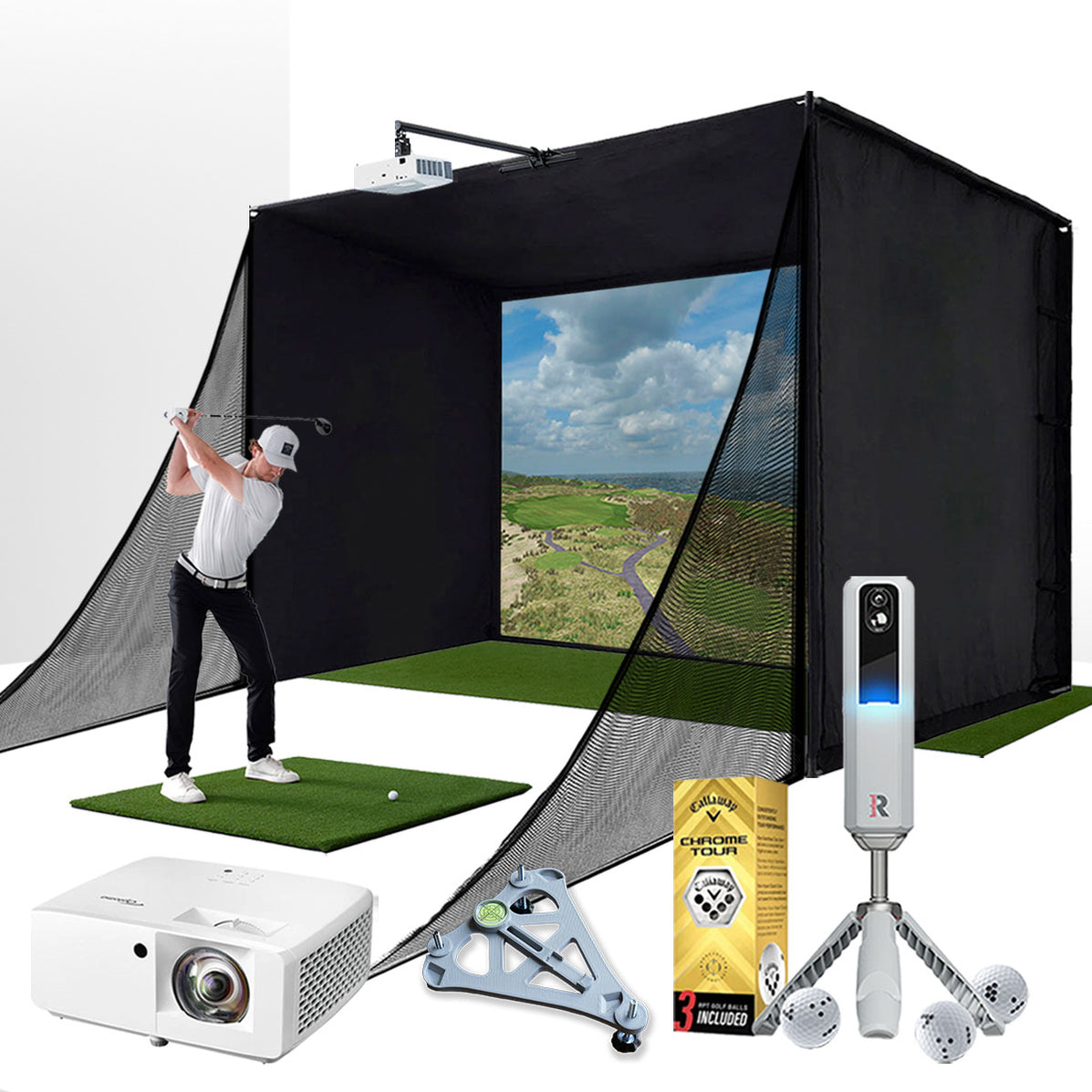 Rapsodo MLM2PRO Home Studio Package with PlayBetter SimStudio™