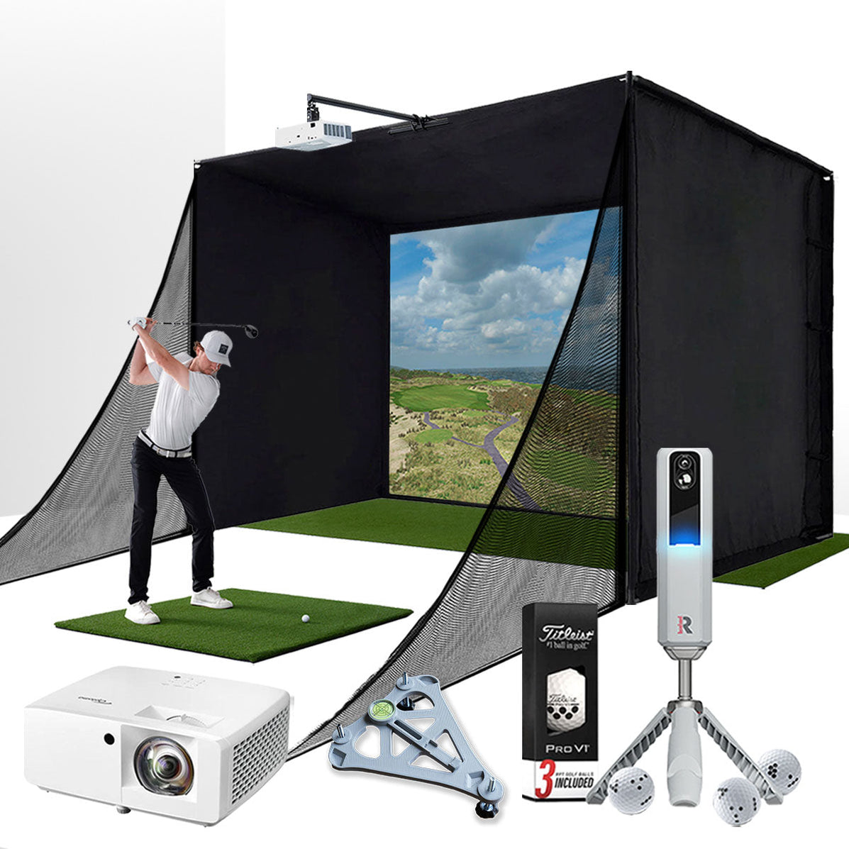 Rapsodo MLM2PRO Home Studio Package with PlayBetter SimStudio™