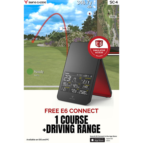 Buy Swing Caddie SC4 PRO Portable Golf Launch Monitor & Simulator — PlayBetter