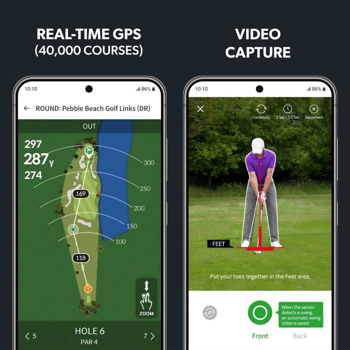 Shop Swing Logic SLX HYBRID Mini Mobile Launch Monitor & GPS — PlayBetter