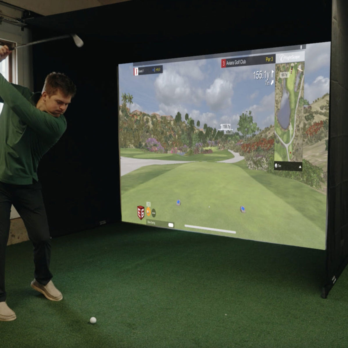 Shop The SportScreen Vanish Series Retractable Golf Studio — PlayBetter