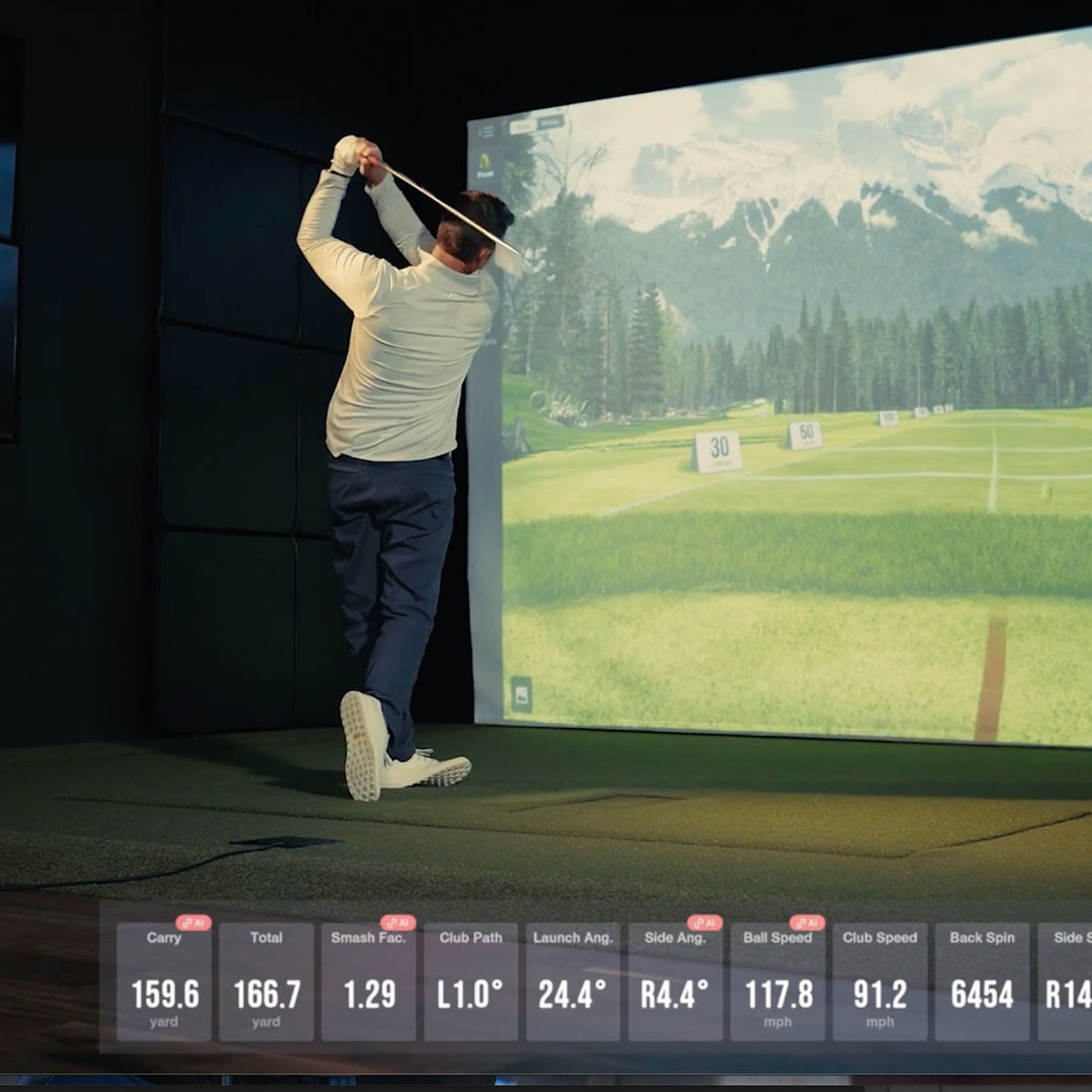 Uneekor EYE XR Golf Simulator with PlayBetter SimStudio™ Package